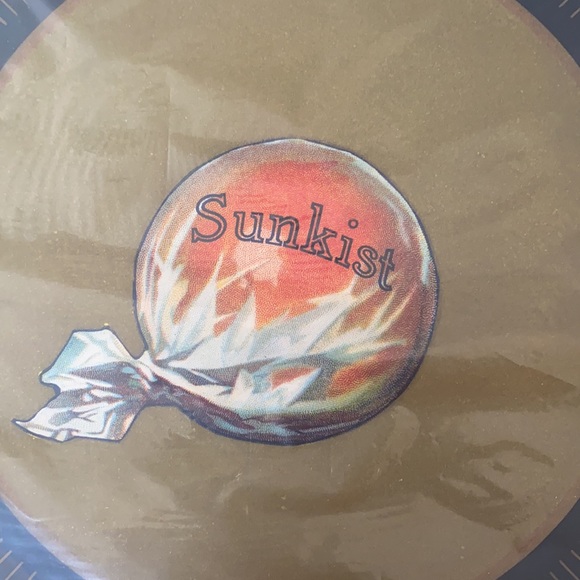 sunkist | Art | Sun Brand Vintage Orange Crate Label | Poshmark